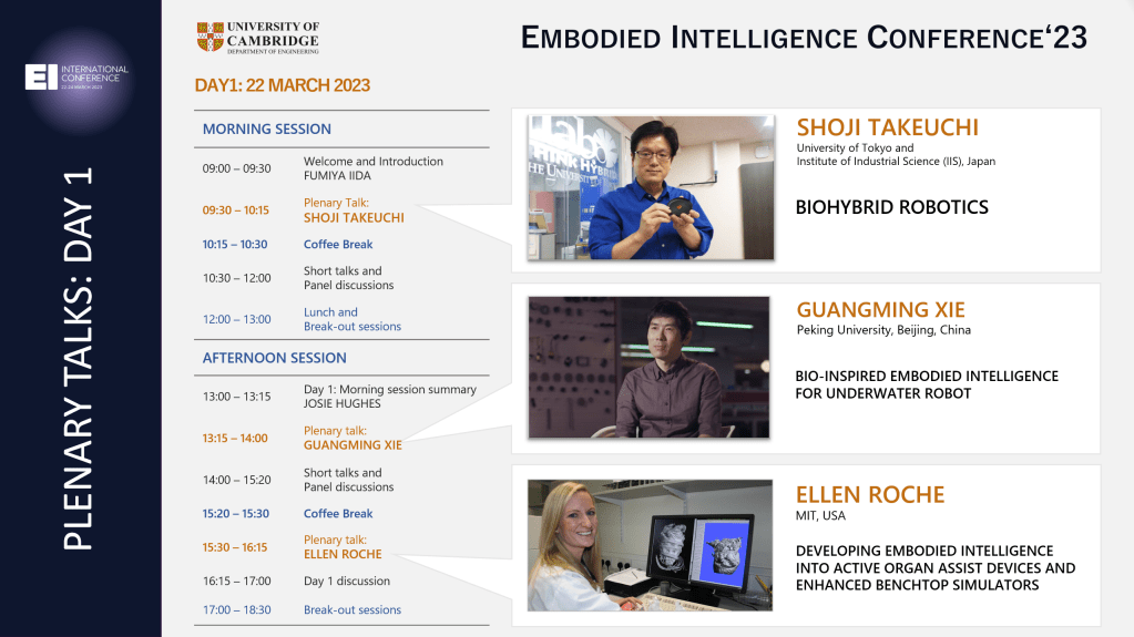 CONFERENCE PROGRAMME | Embodied Intelligence