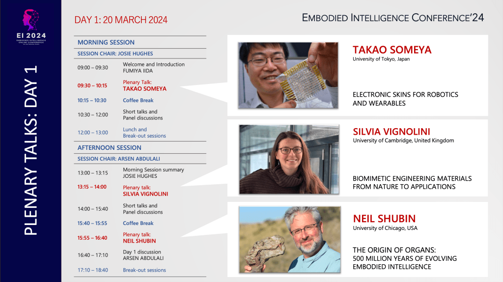 CONFERENCE PROGRAMME | Embodied Intelligence